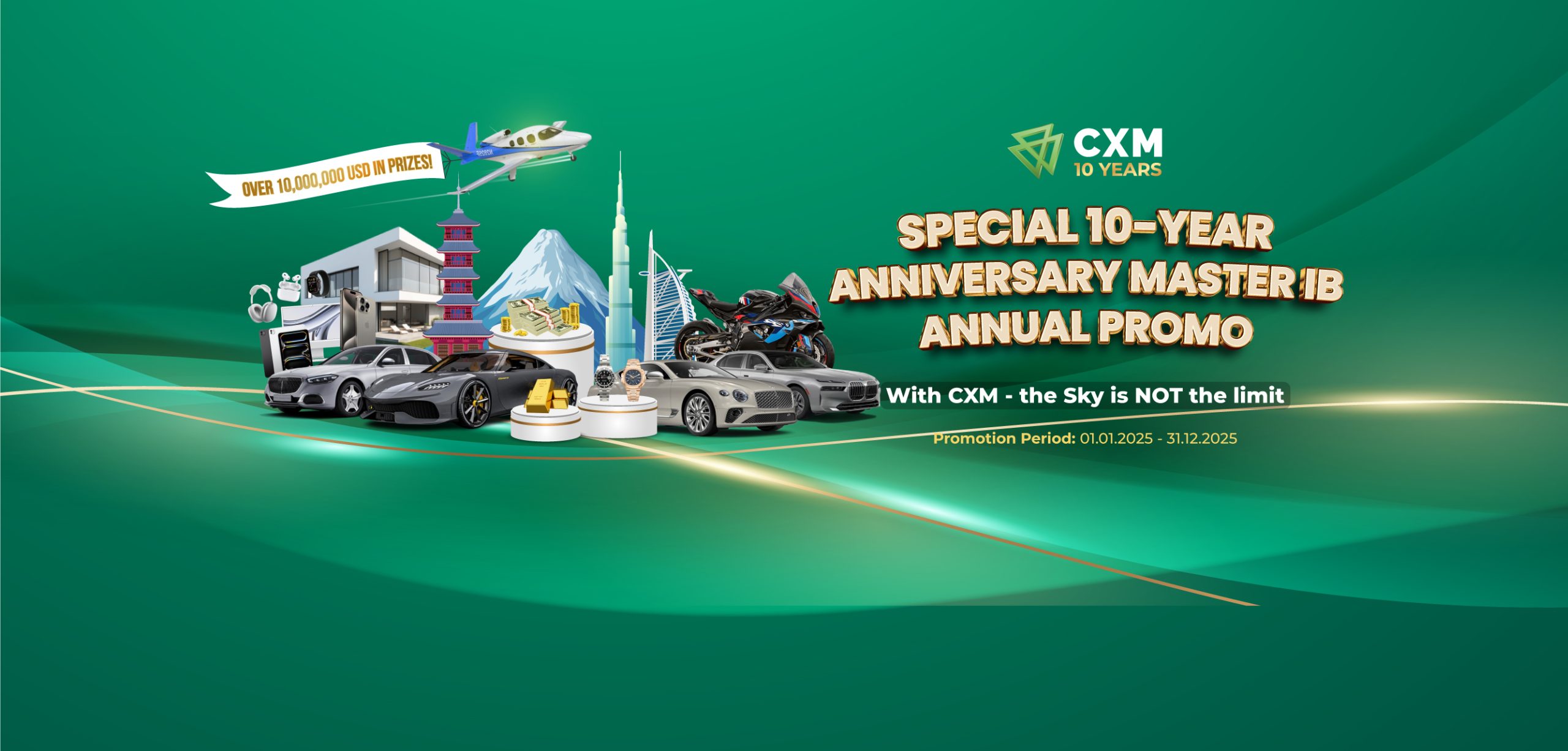 CXM - CXM’s Special 10-Year Anniversary Master IB Annual Promo